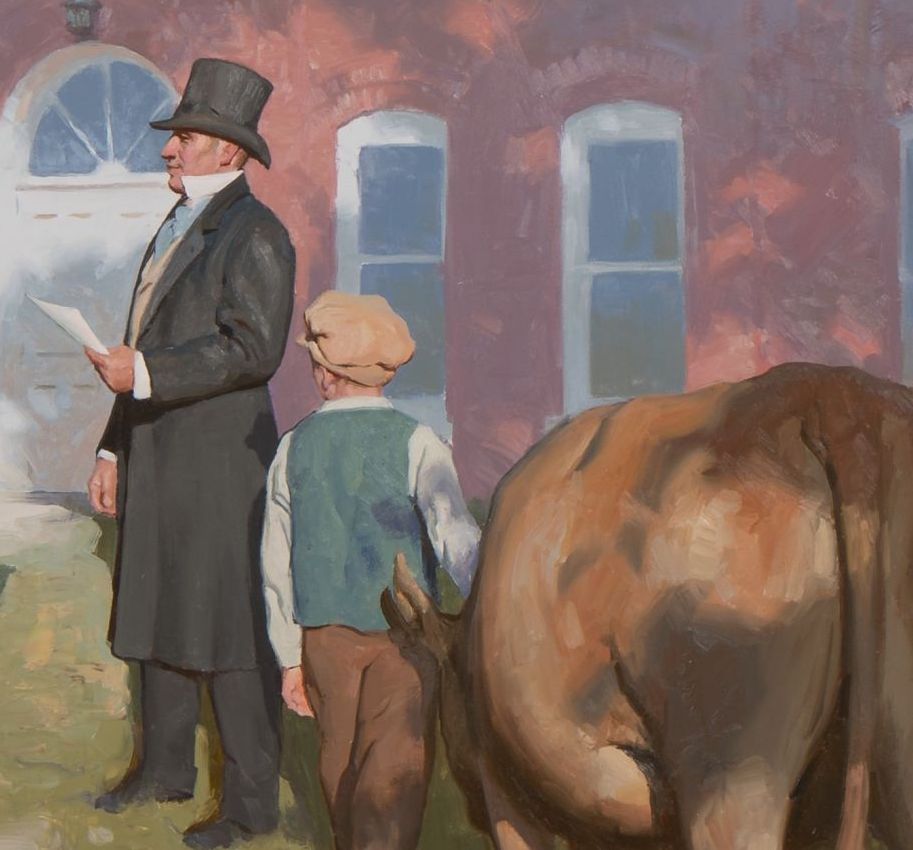 bishop_partridge_consecration_people_building_cow – Book of Mormon ...